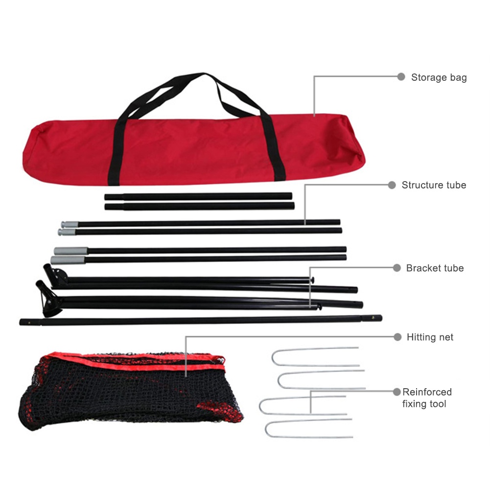 Golf Training Net Portable Golf Folding Practice Hitting Cage Swing Net ...