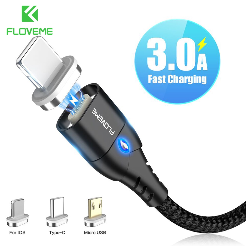 3in1 Usb Data Cable 6a 100w For Iphone 13 12 Pro 11 Fast Charger ...