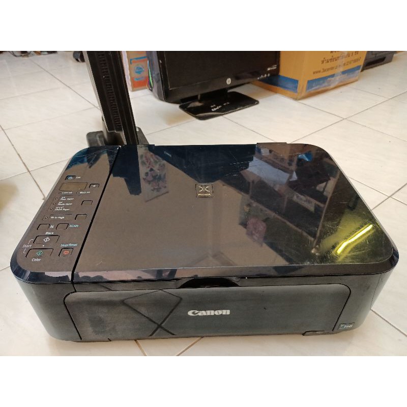 มัลติฟังก์ชันอิงค์เจ็ท Canon Pixma E510(มือสอง สภาพดี)+ตลับหมึกใหม่2ตลับ+สายไฟ+สายUSB ...