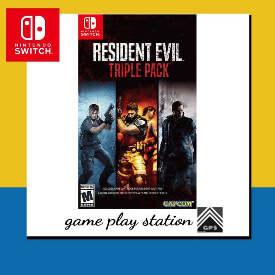 [โค๊ด ALLGMS02 ลด 50.-] Nintendo Switch : Resident Evil Triple Pack ...