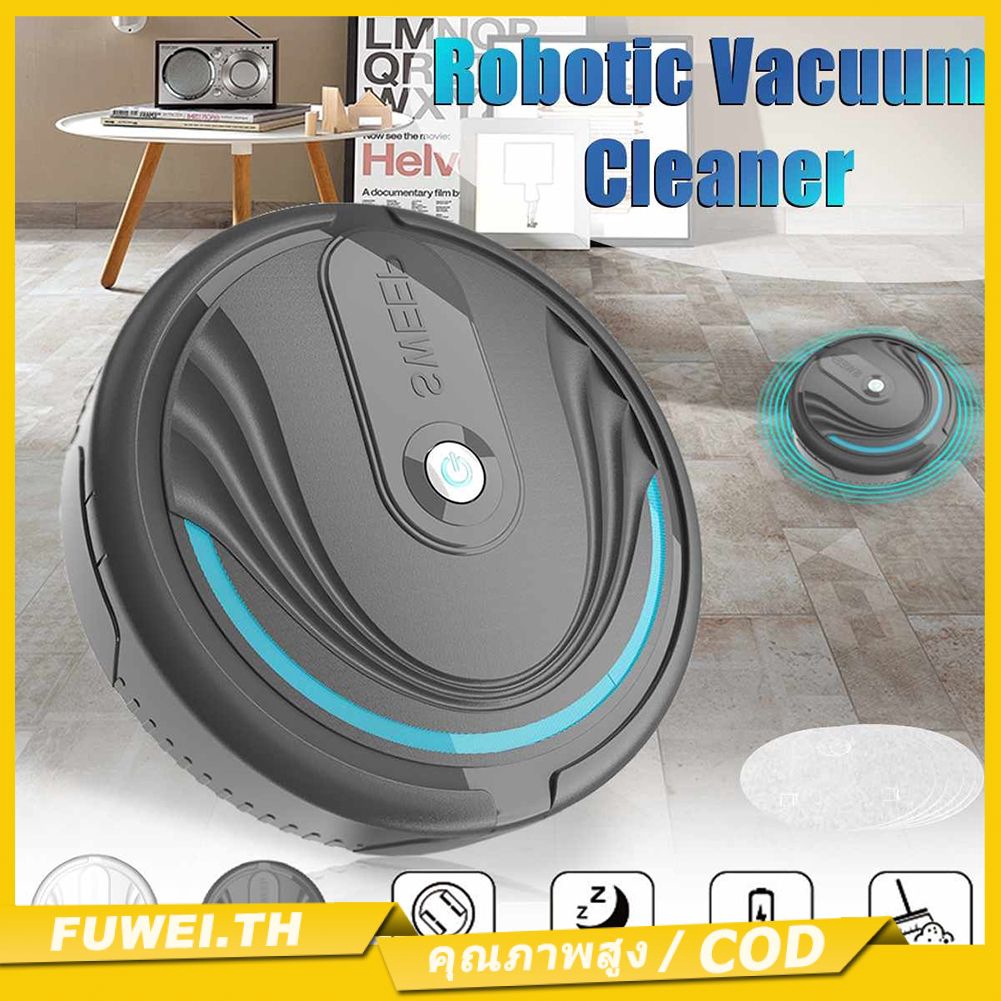 Smart Robot Vacuum Cleaner Automatic Sweeper Floor Carpet Clean ...