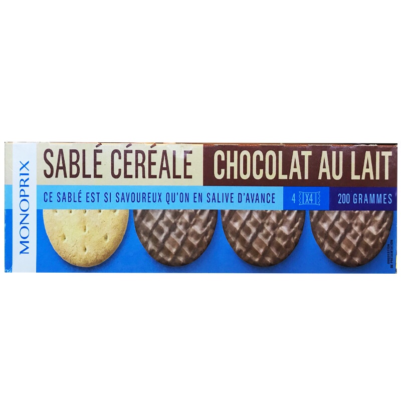 Monoprix Cereal Chocolate Cake Biscuits 200g บิสกิตเค้กช็อกโกแลตซีเรียล ...