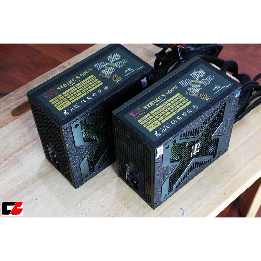 PSU AEROCOOL STRIKE-X 600W 80+ BRONZE [ สีเขียวลายพราง ] | Shopee Thailand