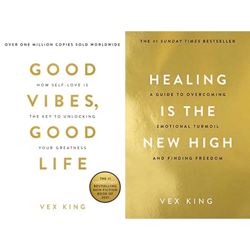 หนังสือภาษาอังกฤษ Good Vibes Good Life Healing Is the New High Vex King ...