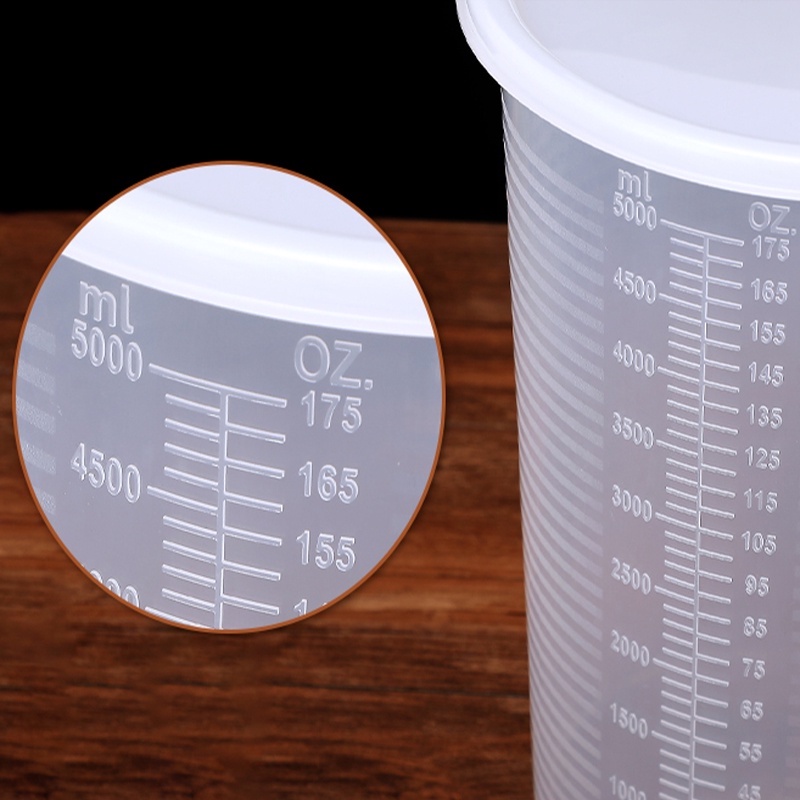 พร้อมส่งเหยือกตวงพลาสติก พร้อมฝาปิด ถ้วยตวงพลาสติกใส บิ๊กเกอร์ขนาด 2000ml 5000ml - ela3miwrjl ...