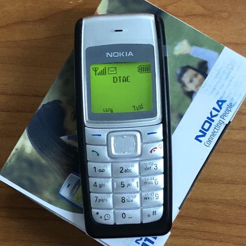 โทรศัพท์ปุ่ม Nokia 1110i เป็นของแท้ 100 ตัวอักษรใหญ่เสียงดัง สามารถใช้ ...