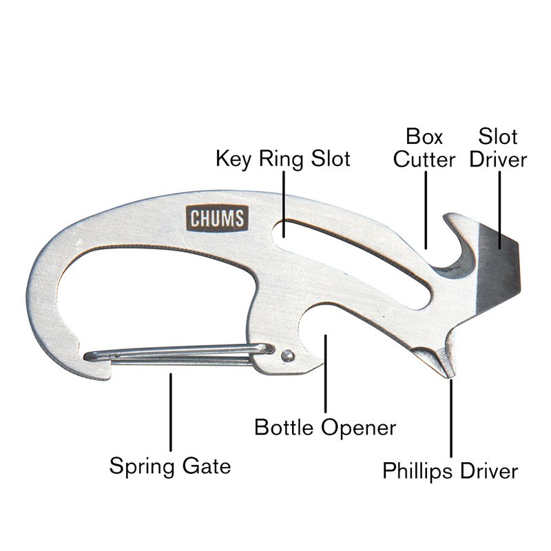 พวงกุญแจ Chums รุ่น Box-Driver Keychain Tool สแตนเลสทั้งชิ้น แบรนด์จาก ...