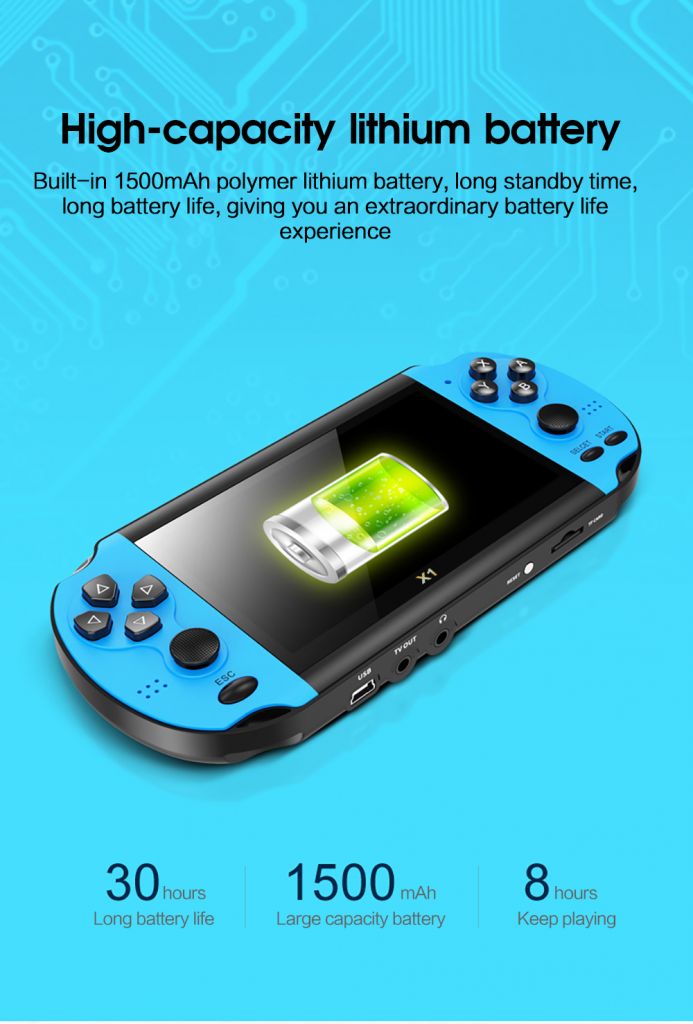 เครื่องเล่นเกม Nintendo：【Ready Stock】 X1 4.3inch Game Console Nostalgic ...