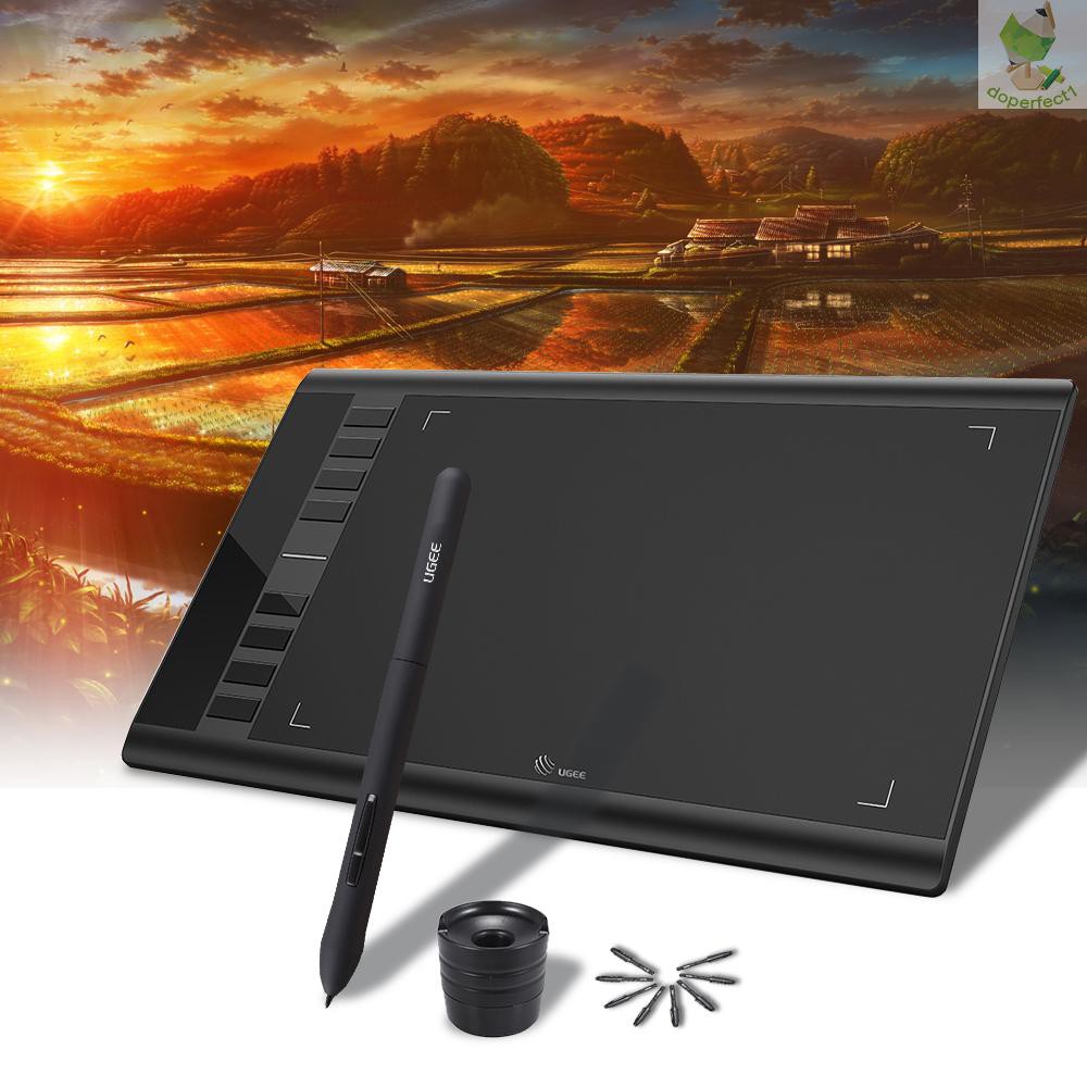 Ugee M708 Upgraded Graphics Drawing Tablet Board with Battery-free ...
