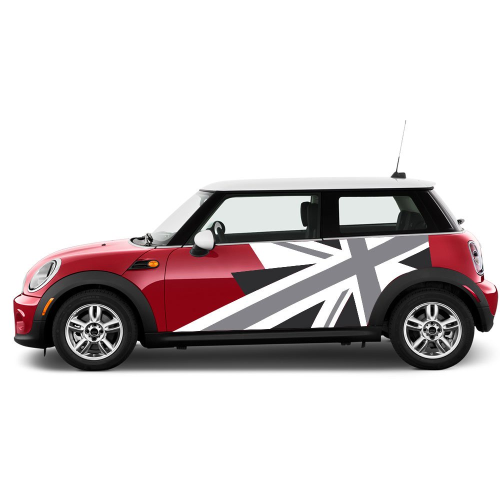 Union Jack Car Exterior Door Side Body Stickers Decal For MINI Cooper ...