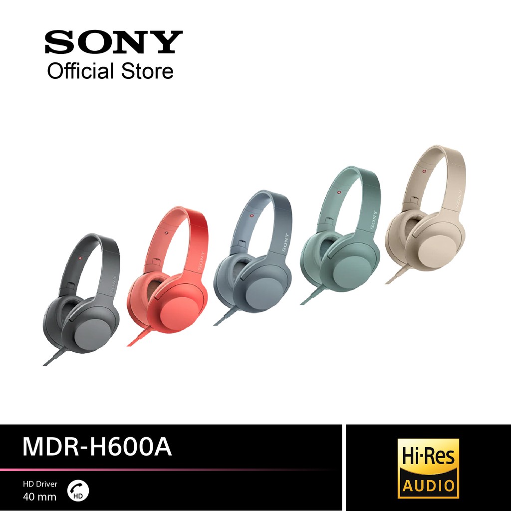 Sony หูฟัง รุ่น MDR-H600A แบบ Over Ear | Shopee Thailand