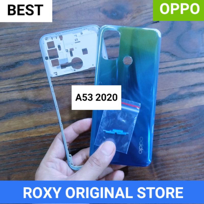 Kesing Fullset Housing Oppo A53 2020 Backdoor Backdor Backdor Back ...