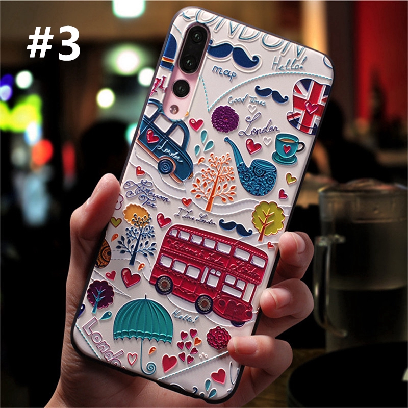 เคสโทรศัพท์ซิลิโคนสำหรับ Huawei P30 Pro Nova 4 Honor V20 3D - cleptone.th - ThaiPick
