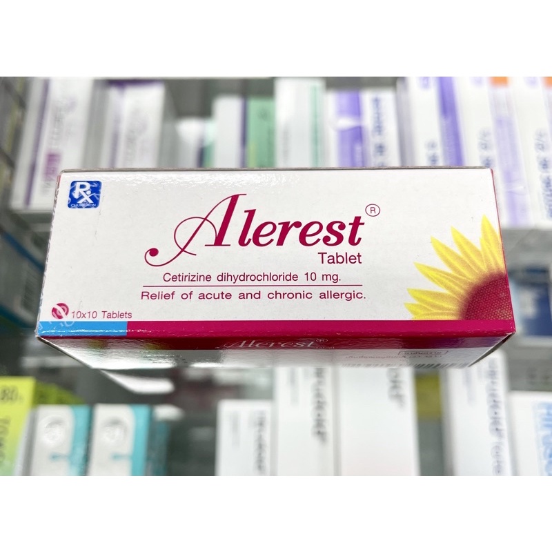 สินค้าพร้อมส่ง alerest อัล-เลอ-เรสท์ 1 กล่อง 10 แผง - lkb.pharma - ThaiPick