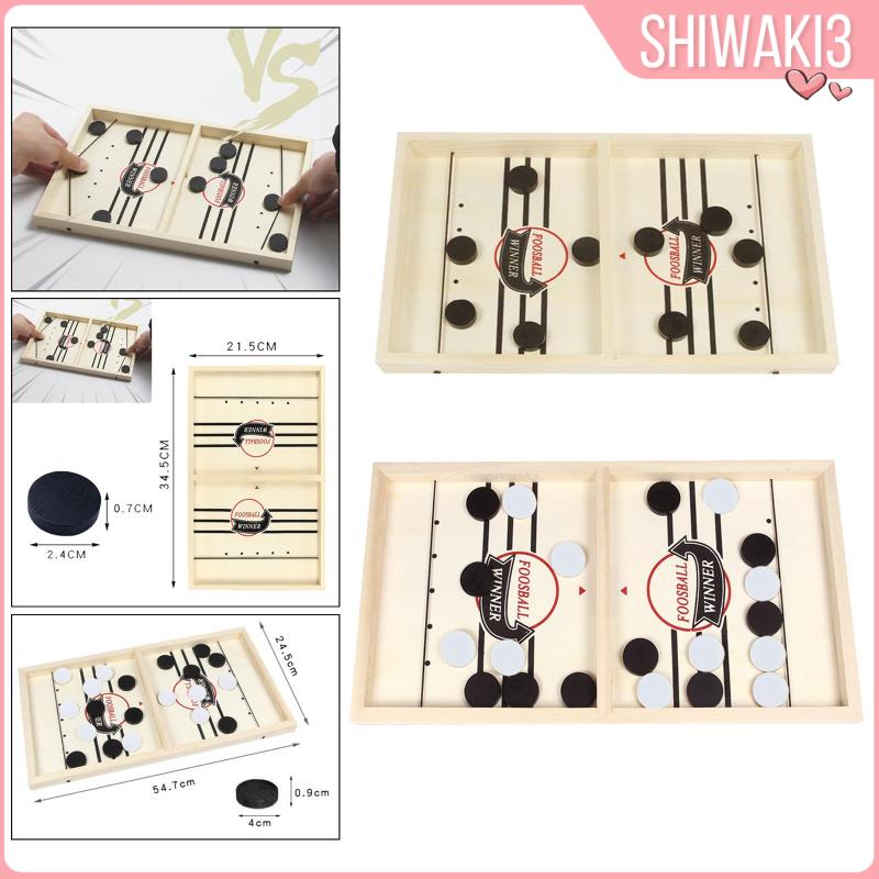 Sling Puck Game Tabletop Sling-shot Foosball Winner Hockey Board Small ...
