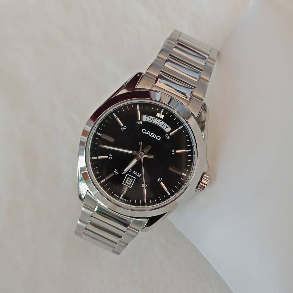 Casio Mtp 1370d 1a1vdf นาฬิกาข้อมือผู้ชาย นาฬิกาคาสิโอ้ Shopee Thailand