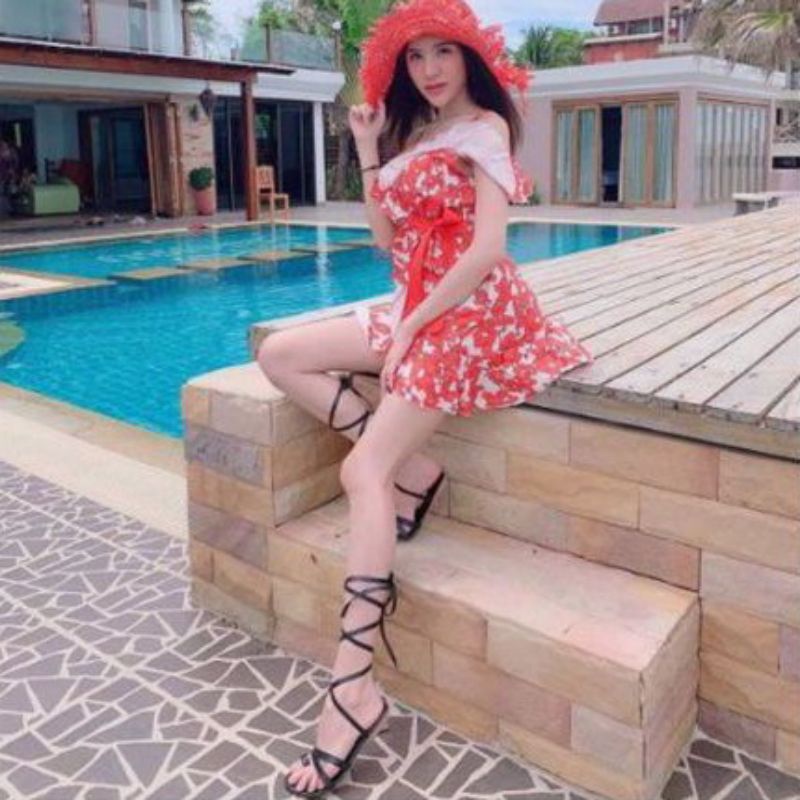 สินค้าพร้อมส่ง รองเท้าพันขาโบฮีเมียน รองเท้ายอดฮิตตลอดกาล รองเท้าแฟชั่น ...