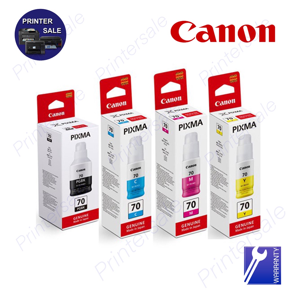 หมึกเติม Ink Bottle Canon GI-70 (หมึกแท้100%) | Shopee Thailand
