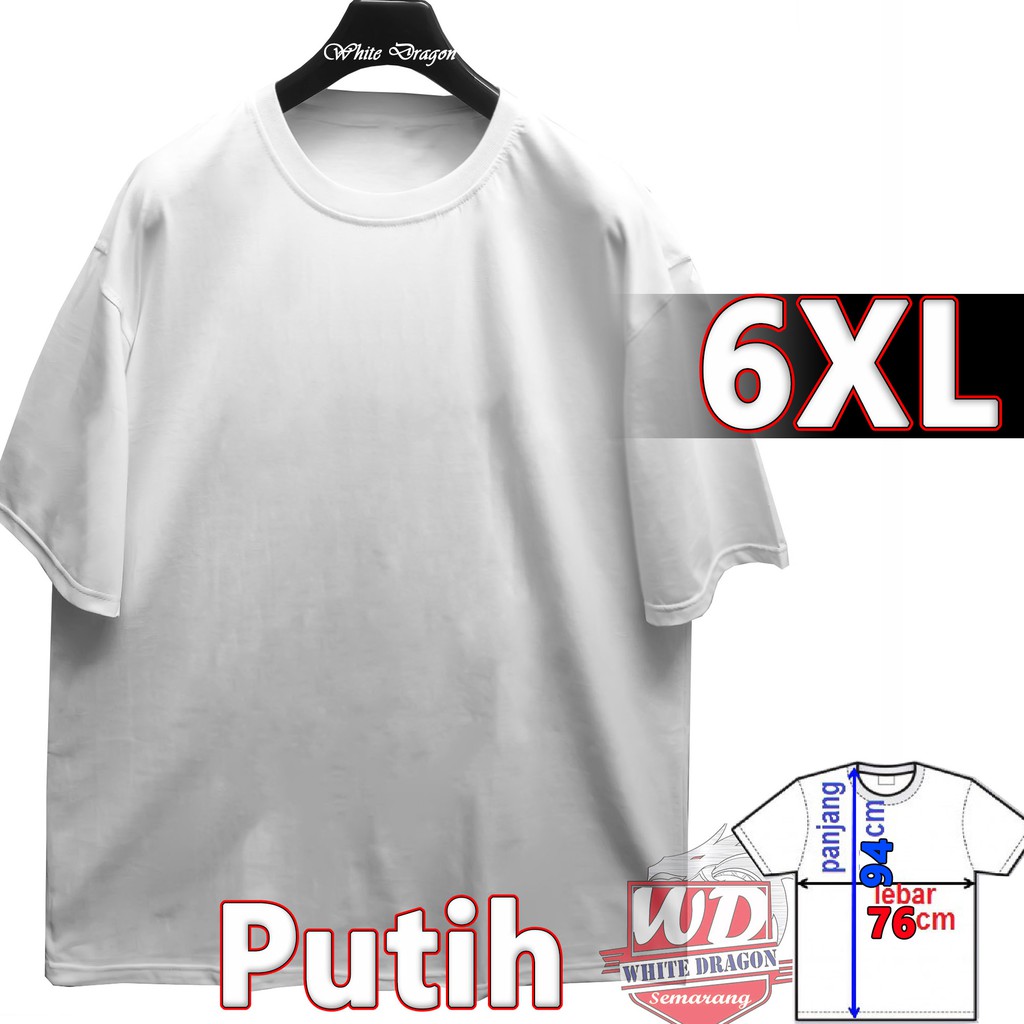 เสื้อยืด ขนาดใหญ่ กว้าง 76 ซม. 5xl 6XL 20S JUMBO - wdshop.th - ThaiPick