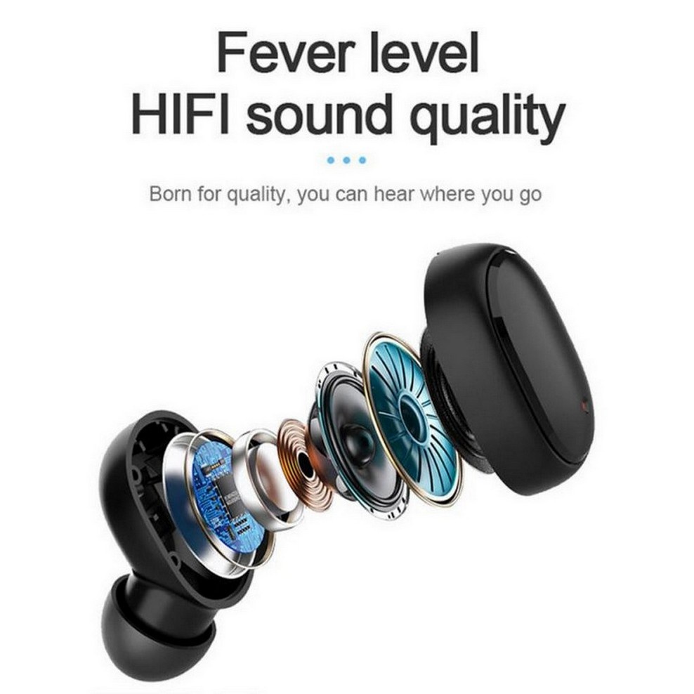A6S PRO TWS Earphone Wireless Bluetooth Headphones AI Control Gaming Headset Stereo bass With ...