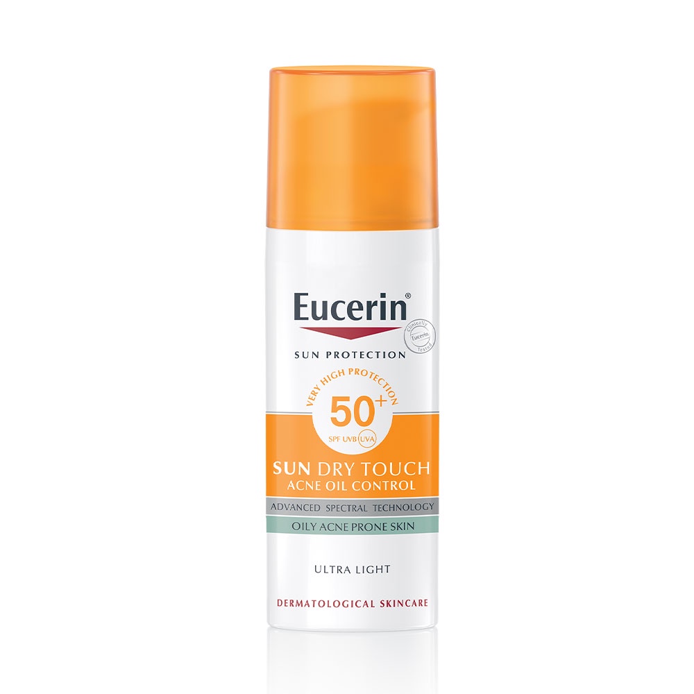 Eucerin Sun Dry Touch Acne Oil Control Face SPF50+ PA+++ ยูเซอริน ครีม ...