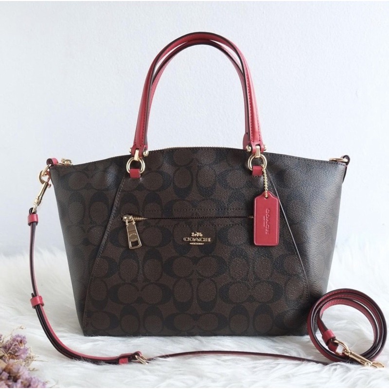 แท้100% COACH PRAIRIE SATCHEL IN SIGNATURE CANVAS (COACH F79998 ...