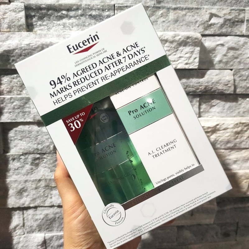 ยูเซอร์ริน Eucerin Pro Acne A.I Treatment Set Exp.2023 - realdamha ...