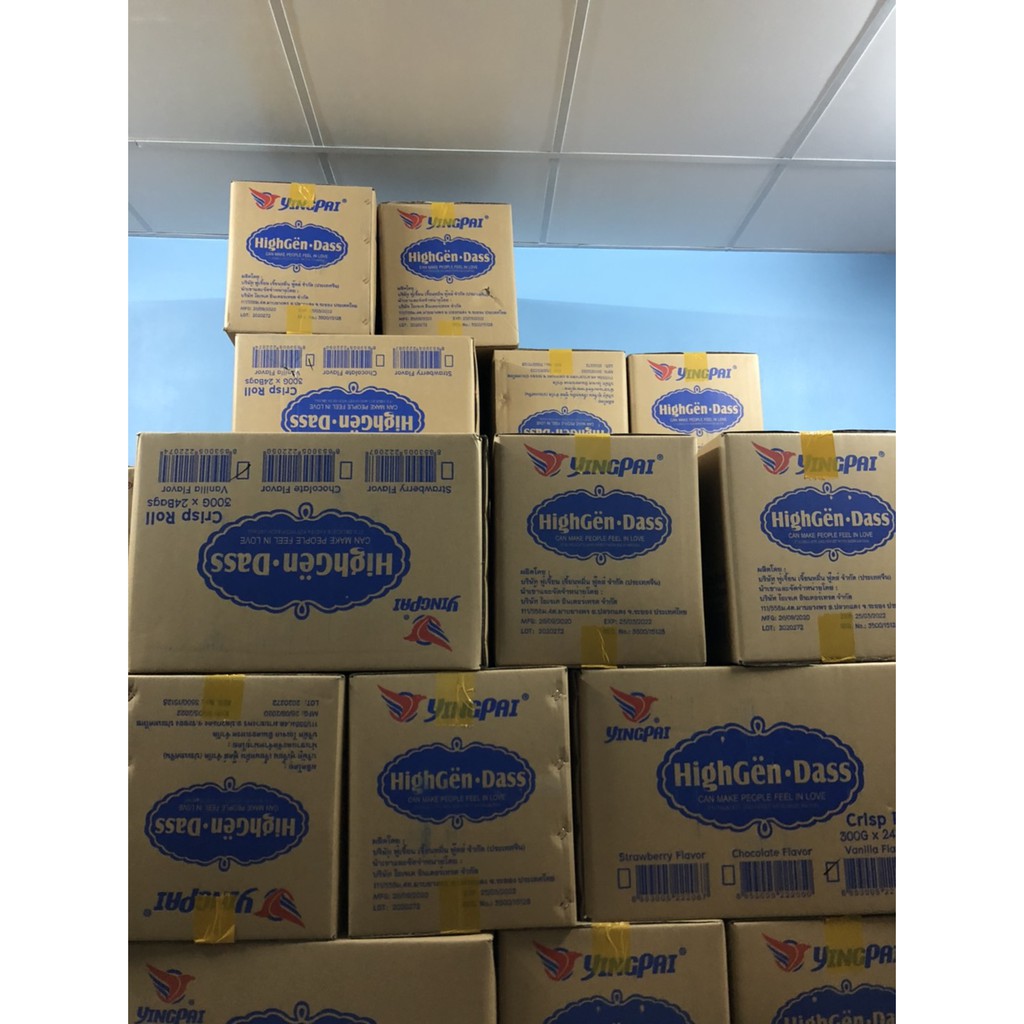 ยกลัง ไฮเกนดาส เวเฟอร์โคนสอดไส้ ตราอิงไป Highgen Dass (Chocolate ...