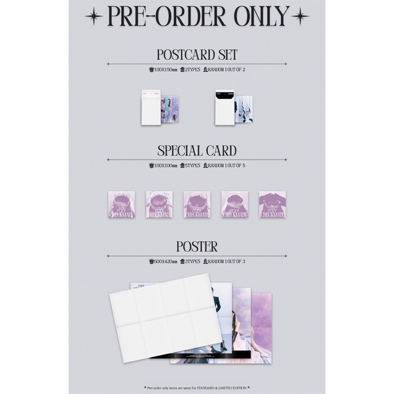 พร้อมส่ง ITZY Mini Album Checkmate Standard Version Pre order Gift ...
