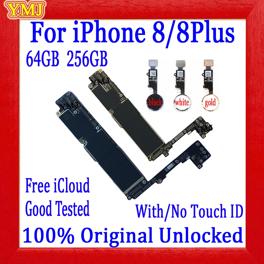 64GB 256GB For IPhone 8 8 Plus motherboard with/no Touch ID mainboard ...