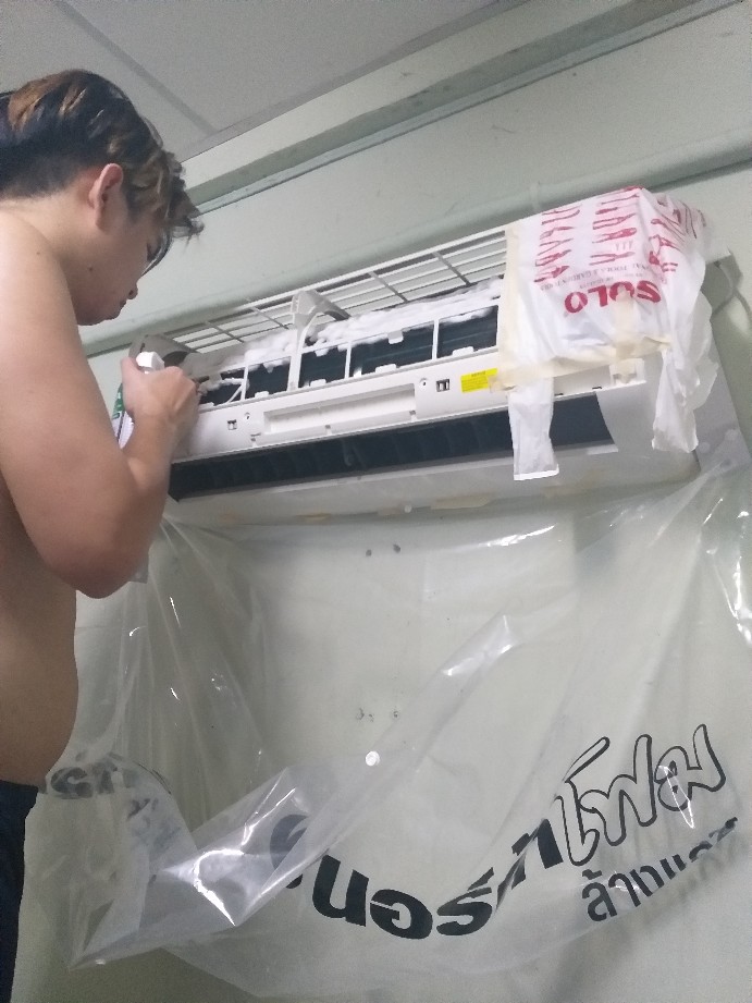โฟมล้างแอร์ AIRCON BLOWER CLEANER " NORCA FOAM" โฟมล้างใบพัดลมแอร์ นอร ...