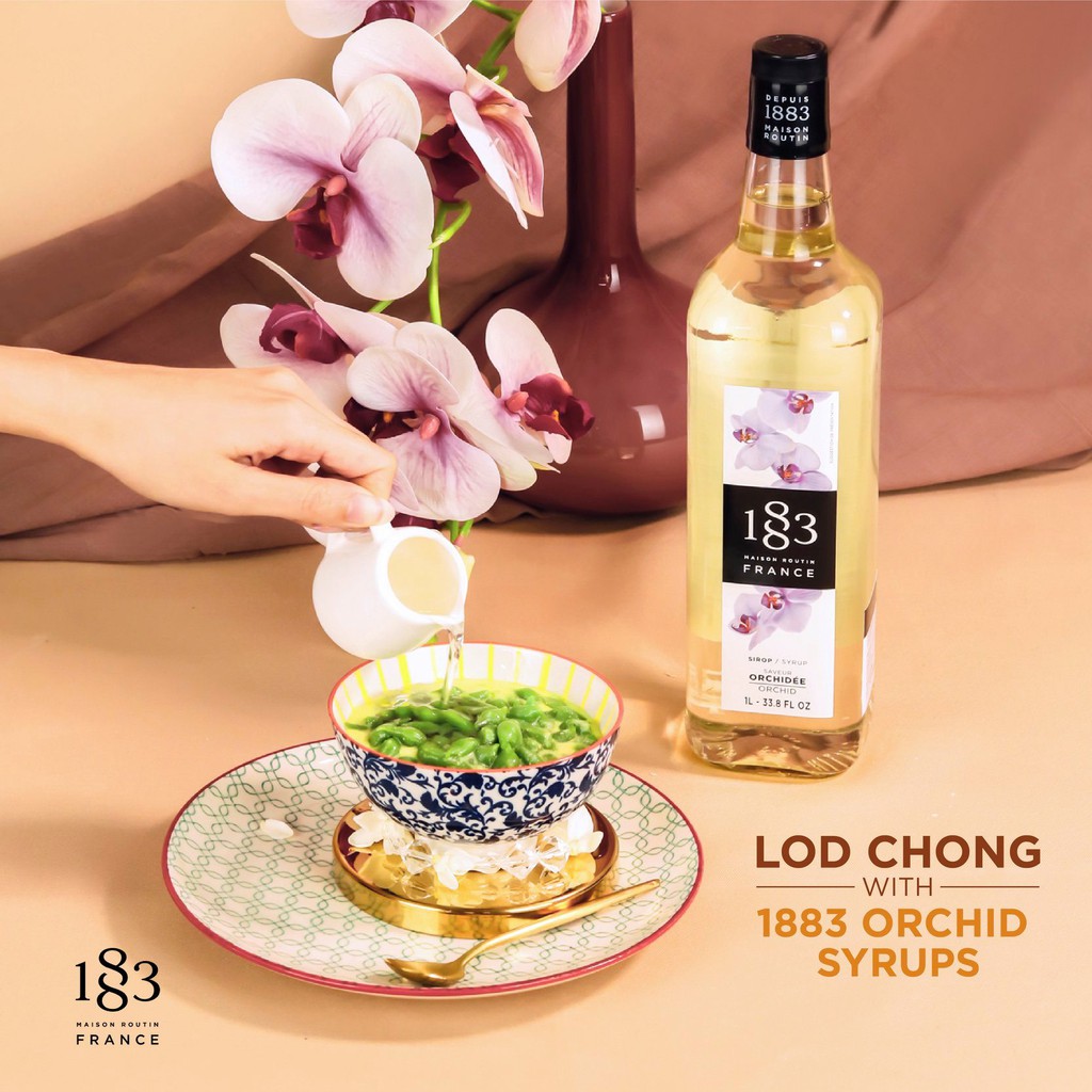 1883 น้ำเชื่อมกลิ่นออร์คิด 1000 มล.(1883 ORCHID SYRUP 1000 ml.) - 1883syrupsthailand - ThaiPick