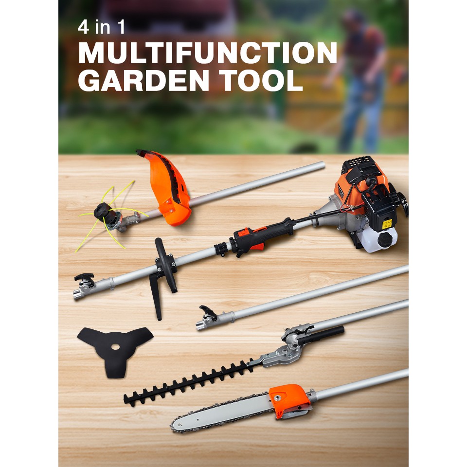 เครื่องตัดหญ้า อุปกรณ์ทำสวนอเนกประสงค์ 4 in 1 Multifunction Garden Tool ...