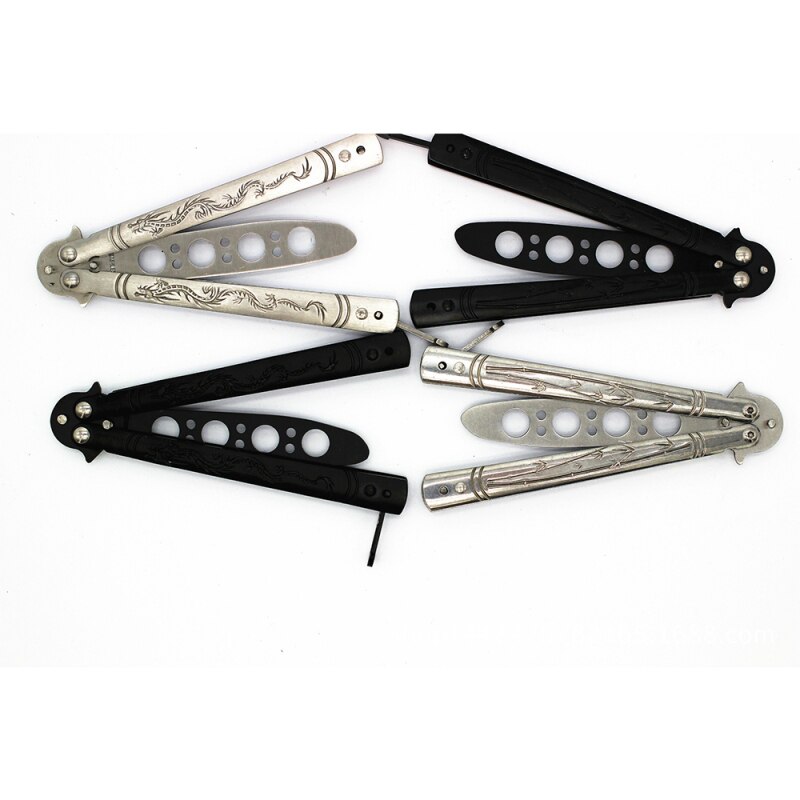 New Stainless Steel Training Butterfly Knife Folding Knife Butterfly ...