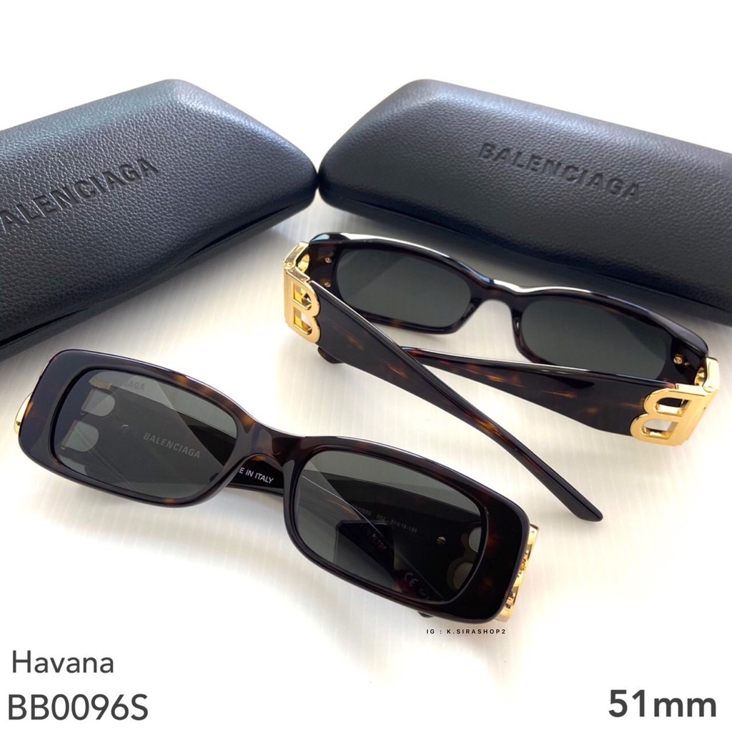 ส่งฟรี New Balenciaga Sunglasses BB0096S - k.sirashop - ThaiPick