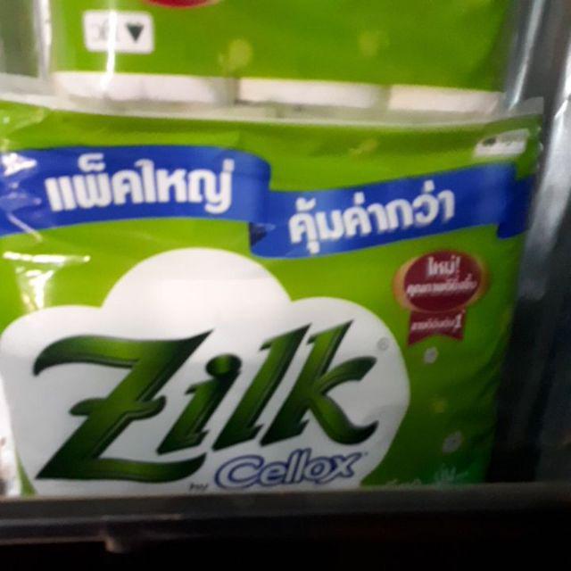 กระดาษชำระคอตตอน กระดาษทิชชู่ (แพ็ค24ม้วน/40 ม้วน) ซิลค์ ทิชชู่ Zilk by Cellox | Shopee Thailand
