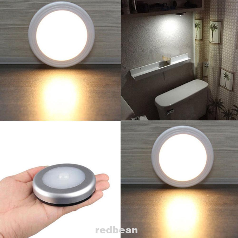 4.5V LED Wireless PIR Auto Motion Sensor Night Light Home Cabinet Stair ...