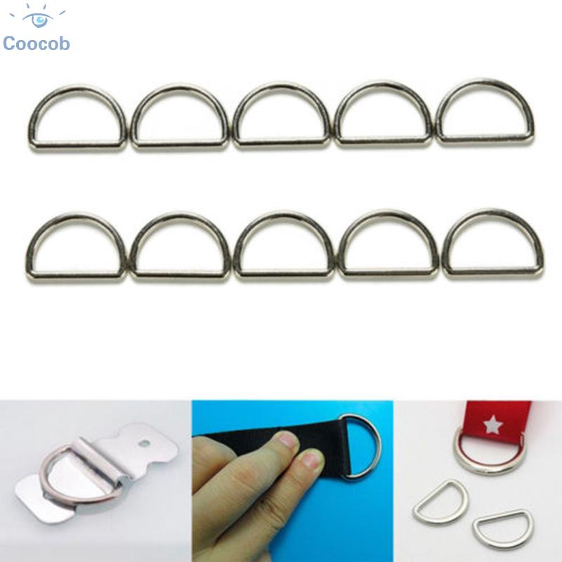 20pcs For Straps Bags Purses Belting Metal Belts Buckle Loop Ring D ...