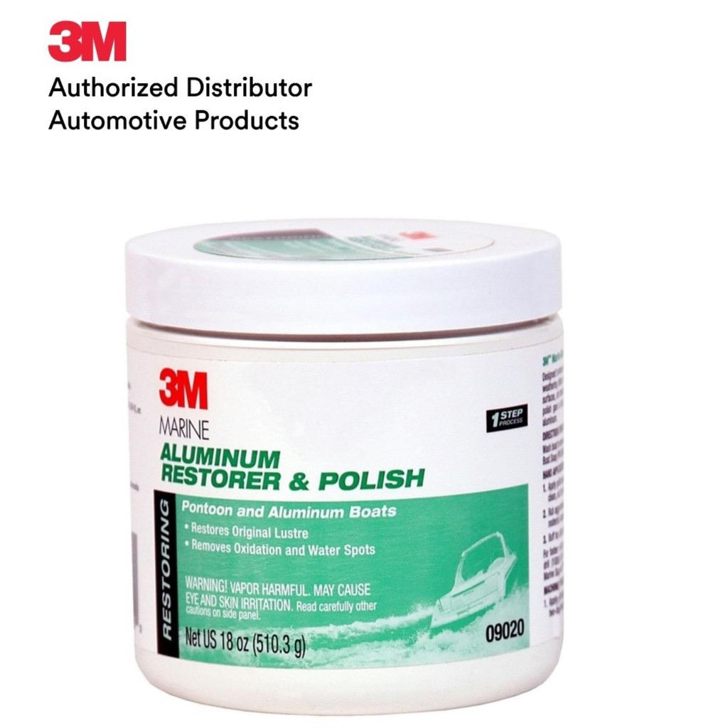 3M 09020 Marine Aluminum Restorer and Polish 18oz 3M 09020 ครีมน้ำยา ทำ ...