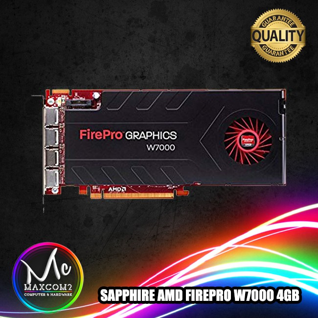 VGA (การ์ดแสดงผล) SAPPHIRE AMD FIREPRO W7000 4G GDDR5 QUAD DP FULL - paksaporn - ThaiPick