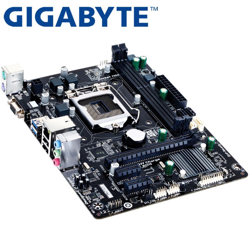 ♟GIGABYTE GA-H81M-S1 Desktop Motherboard H81 Socket LGA 1150 i3 i5 i7 ...
