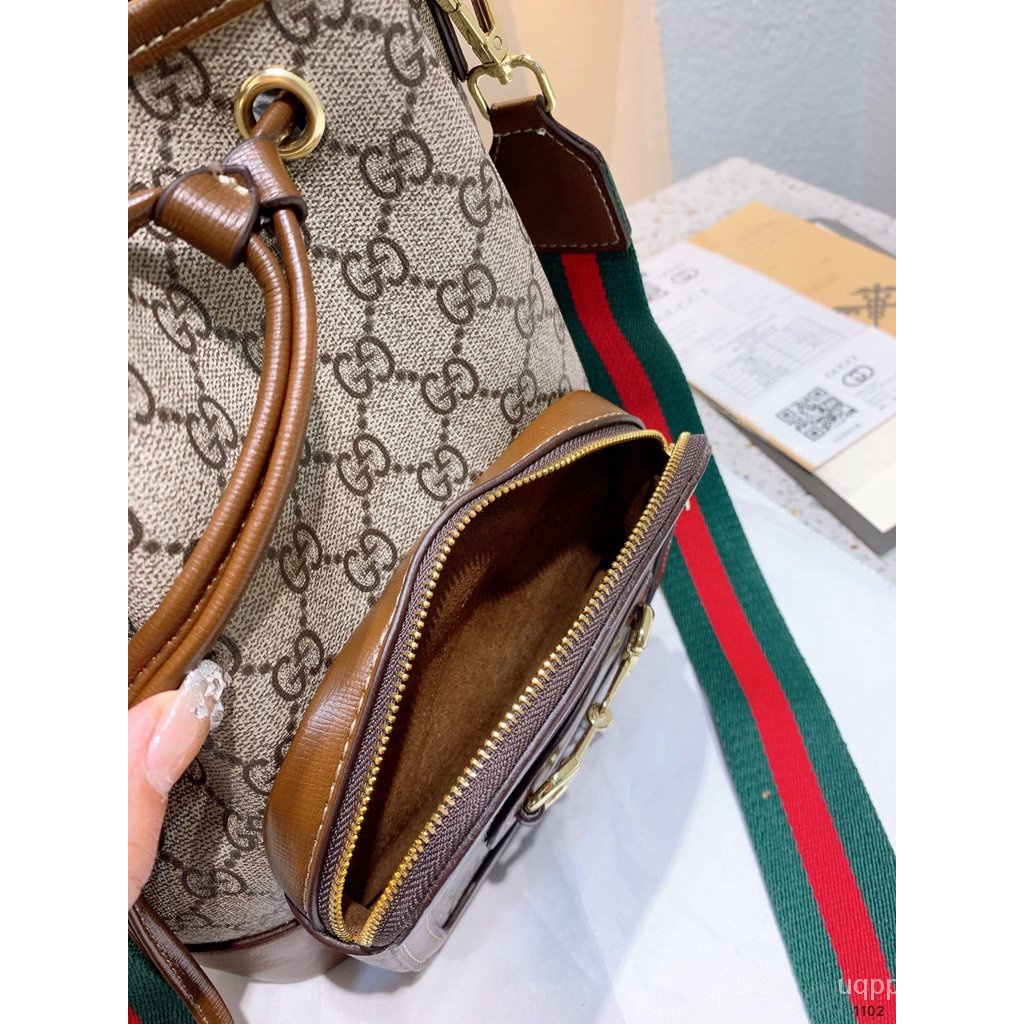 Kuqi Anniversary Bucket Bag Shipped New Gucci Bucket Bag Western Style ...