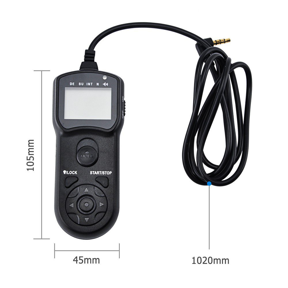 newJJC Intervalometer Timer Remote Shutter Release Time Laspe for Canon EOS R6 RP R 90D 850D ...