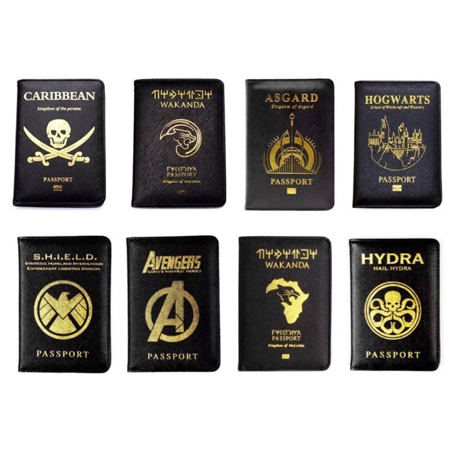 ️พร้อมส่ง ️ ปกพาสปอร์ต Wakanda Asgard Avengers Shield Hydra Hogwarts ...