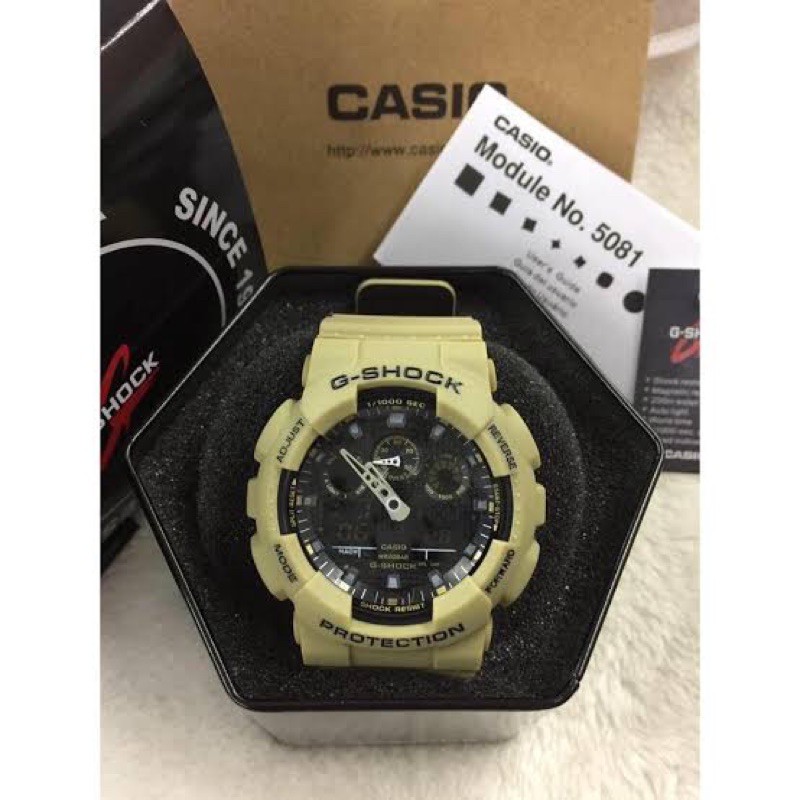 WatchCasio G-SHOCK รุ่น GA-100L-8A รับประกัน1ปีจากcmg - watch.time ...