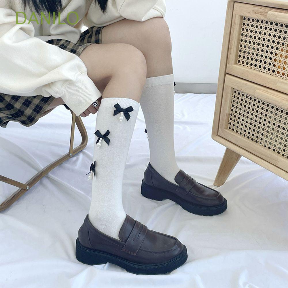 TWINKLE1 Transparent Korean Knee High Socks Sweet JK Stockings Women ...