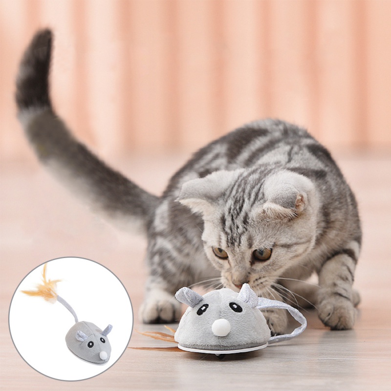 Smart Sensing Mouse Cat Toys Interactive Motion Electronic Toy Cat ...