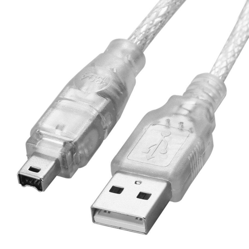 1.5M High Speed USB 2.0 Male to 4 Pin IEEE 1394 Cable Lead Extension ...