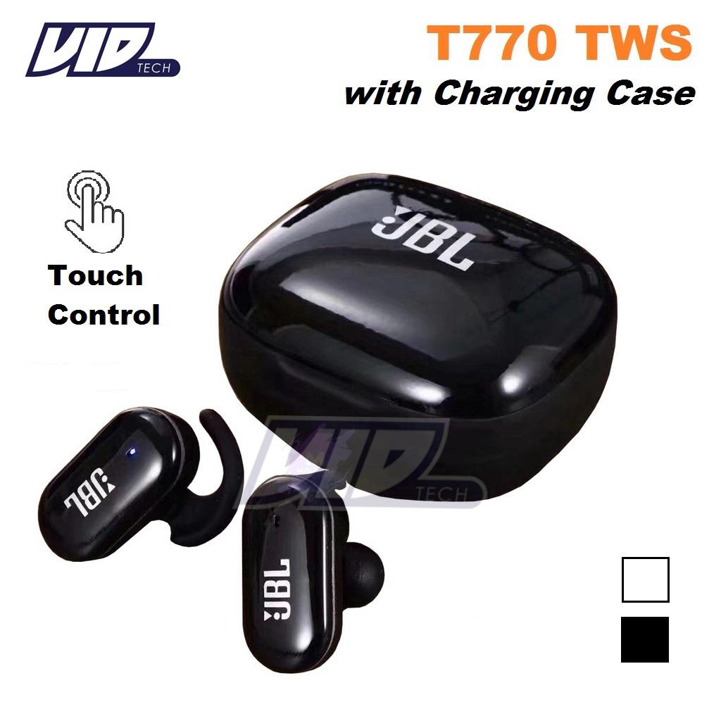 Jbl หูฟังบลูทูธไร้สาย T770 TWS ควบคุมแบบสัมผัส พร้อมเคสชาร์จ หูฟัง 5.0 ...