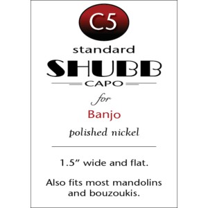 Shubb C5 Capo for Banjo mandolin or bouzouki - acousticvilla - ThaiPick